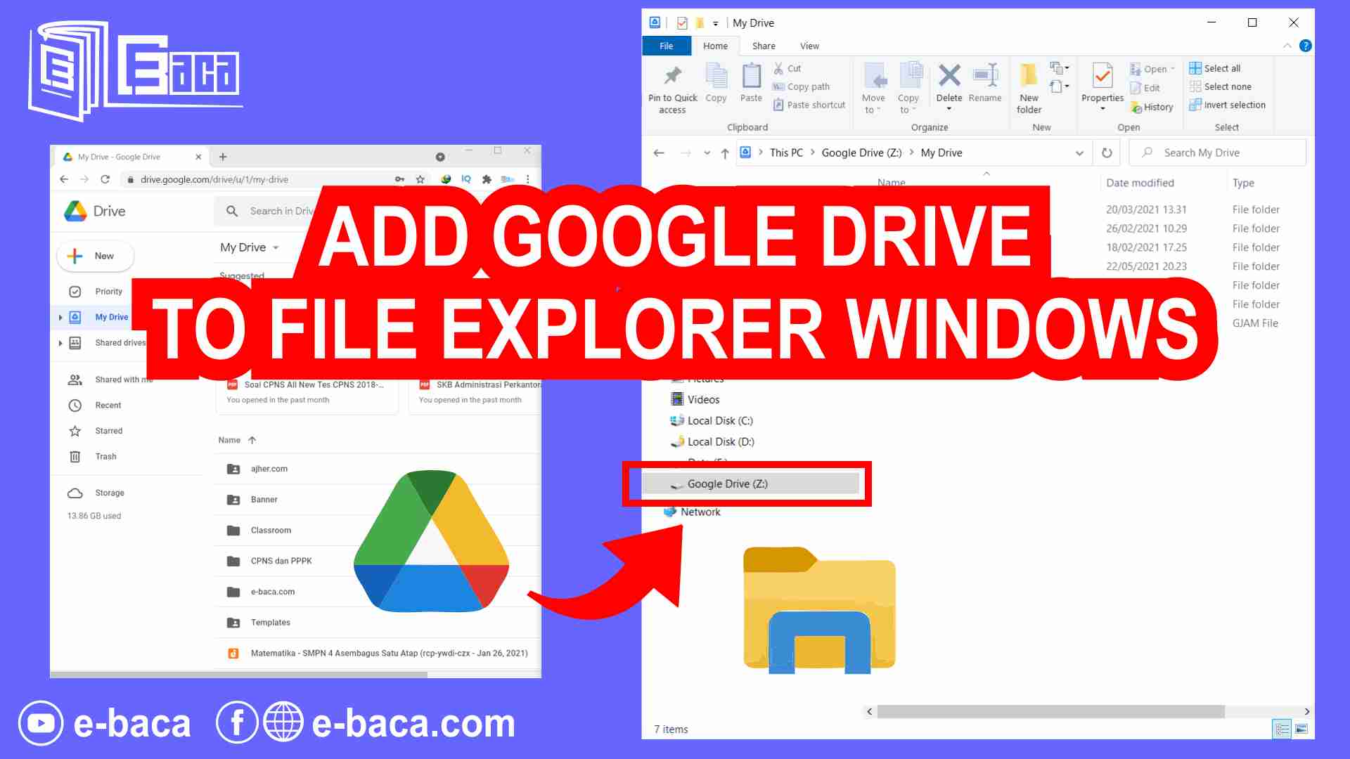 Add Google Drive To File Explorer Windows 10 – e-Baca