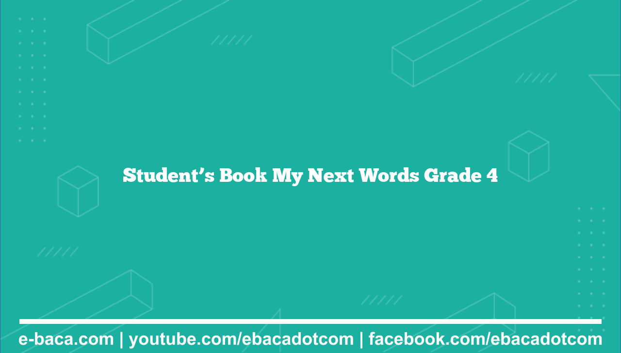 Student's Book My Next Words Grade 4 – e-Baca