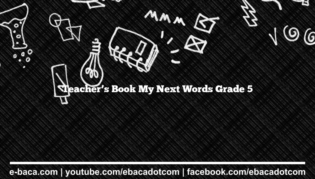 Teacher's Book My Next Words Grade 5 – e-Baca